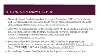 Post Exposure Prophylaxis by Dr Dele | PPTX