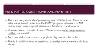 Post Exposure Prophylaxis by Dr Dele | PPTX