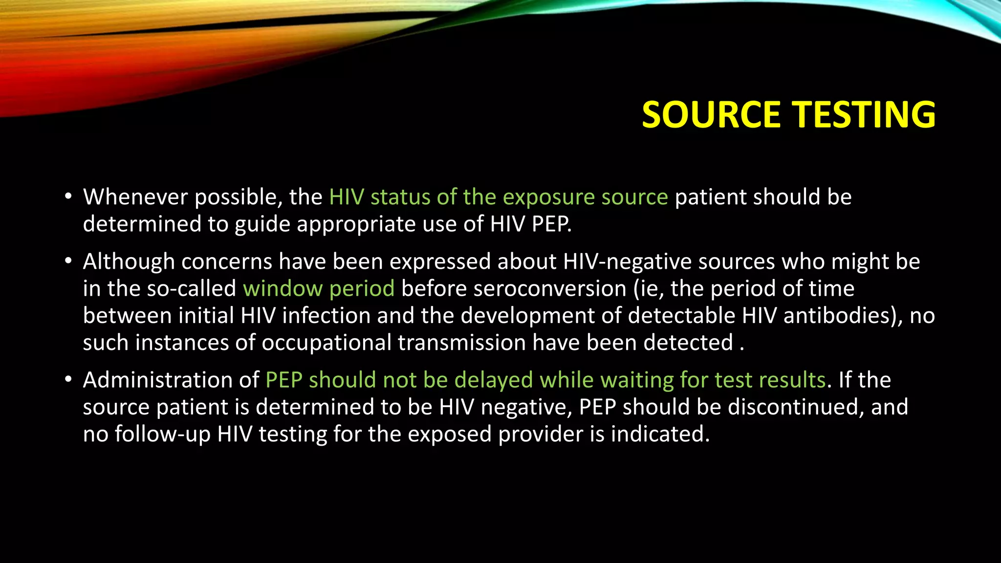 Post exposure prophylaxis of hiv | PPTX