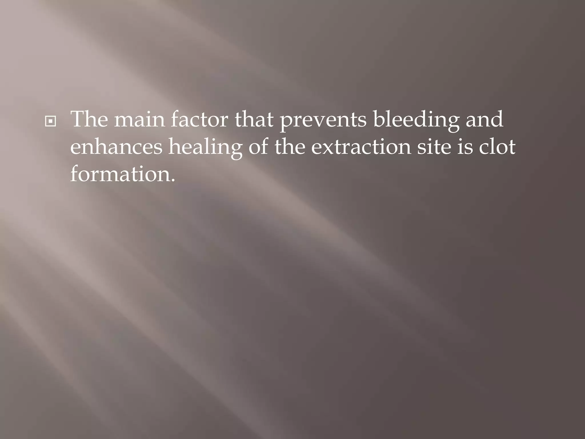 Post extraction instructions | PPTX