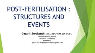 Post Fertilization In Plants