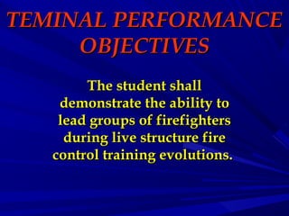 Post fire procedures | PPT