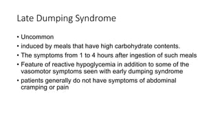 Post gastrectomy syndrome in gastrosurgery.pptx