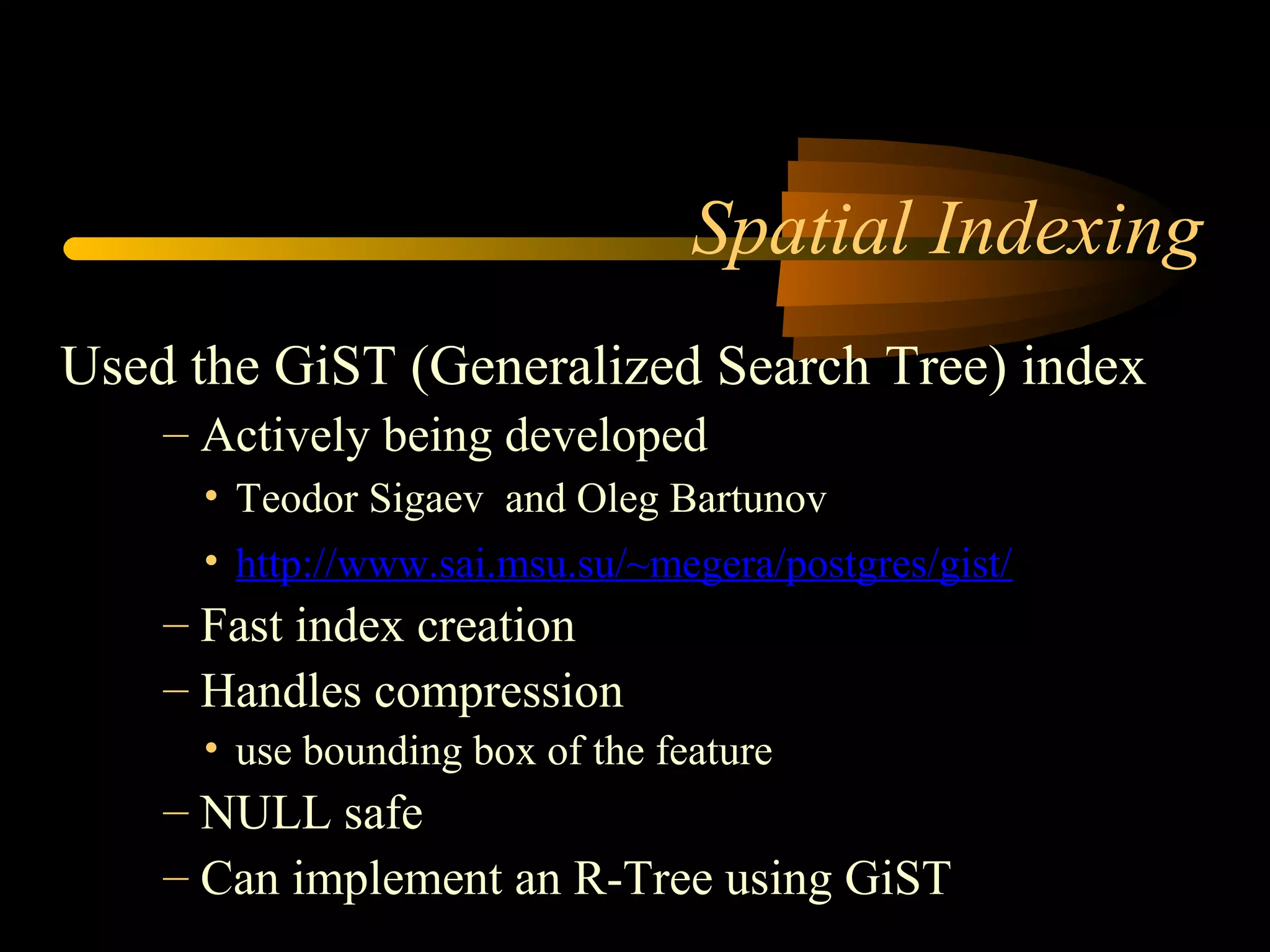 Building A Spatial Database In Postgresql Ppt 5298