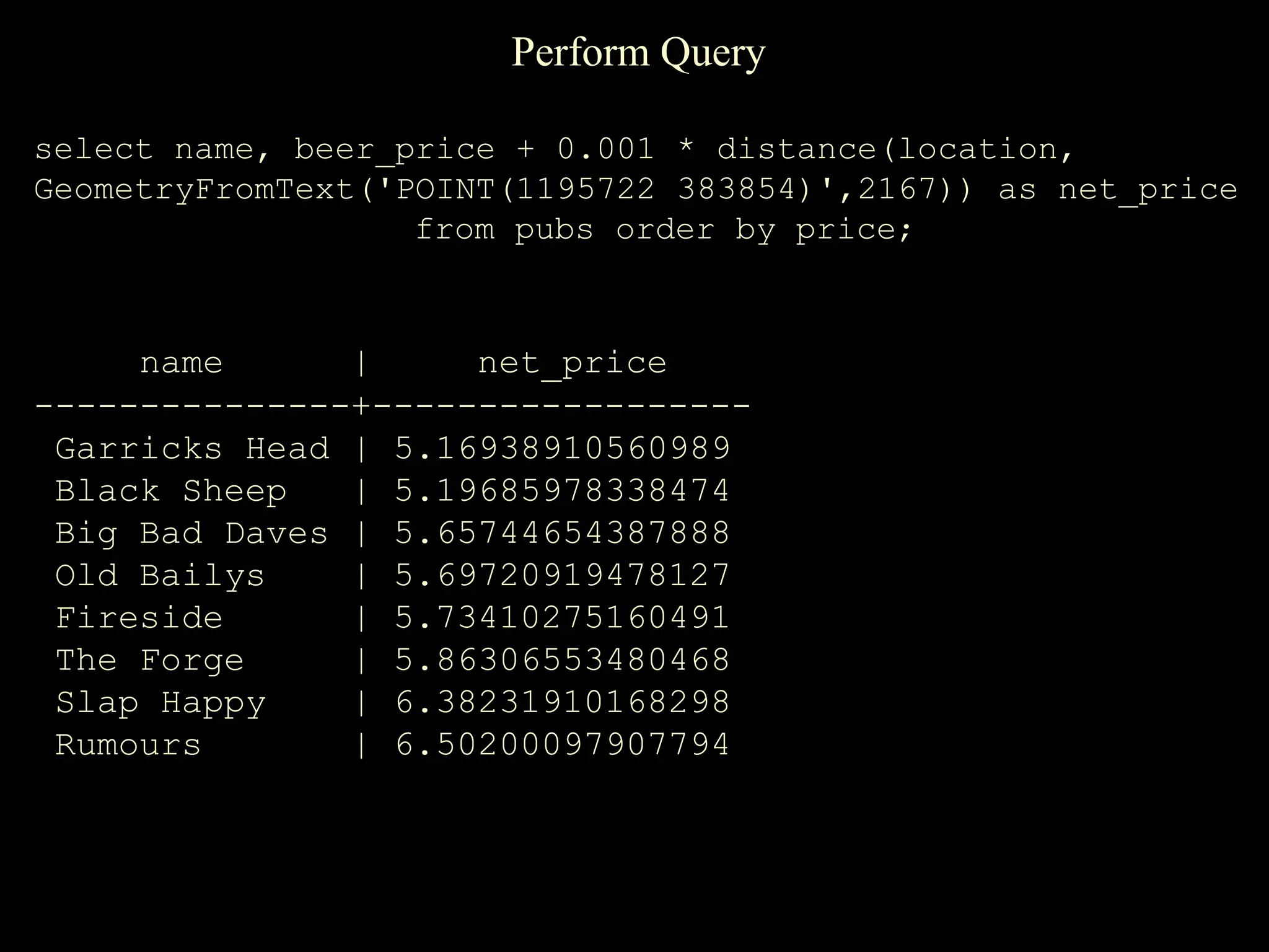 Building A Spatial Database In Postgresql Ppt Databases Computer 4649