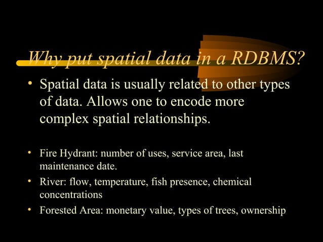 Building A Spatial Database In Postgresql Ppt Databases Computer