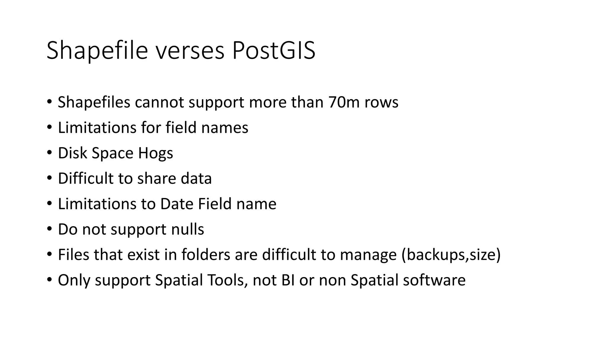 PostGIS and Spatial SQL | PPTX