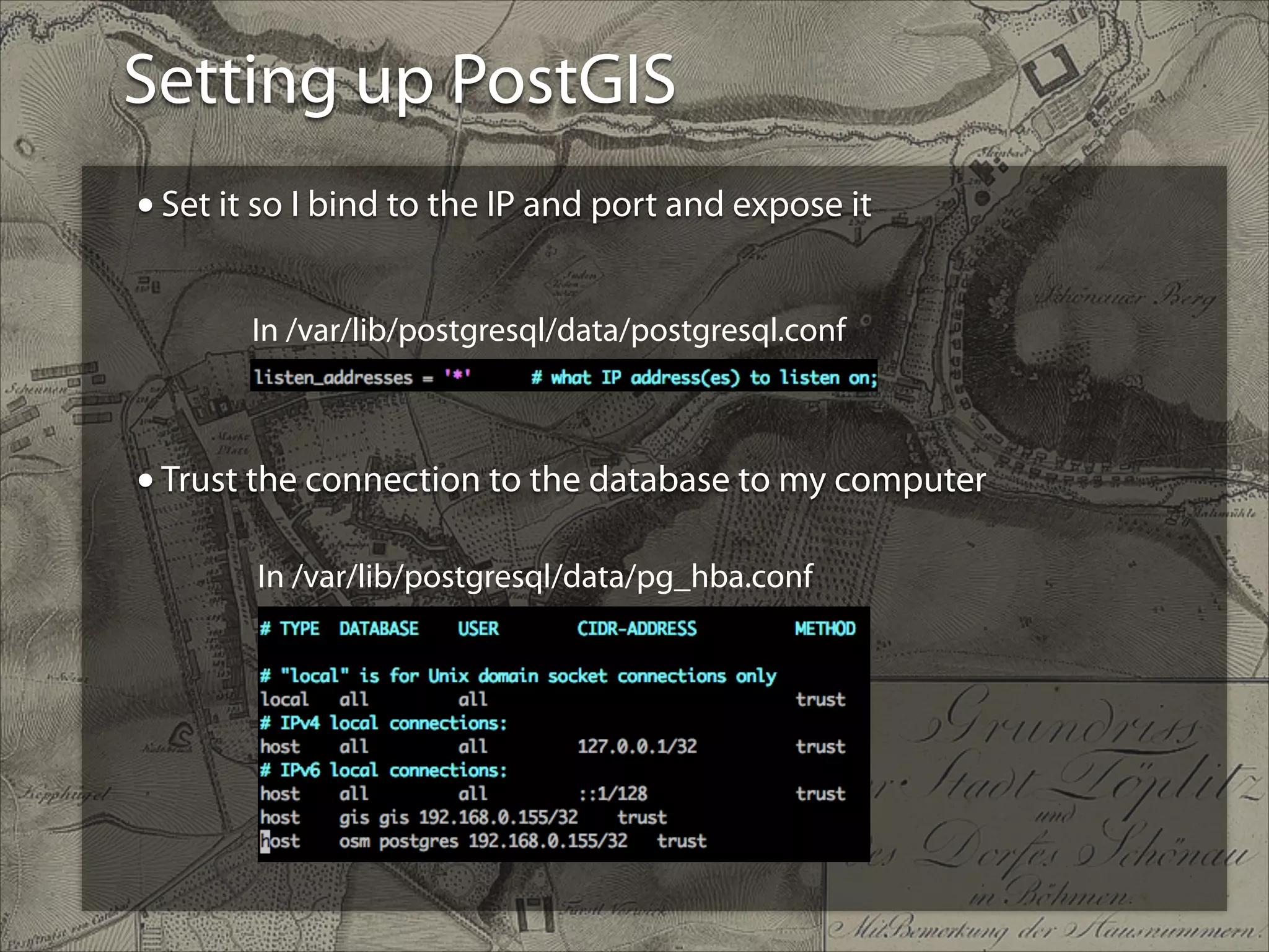 Postgis setup | PDF