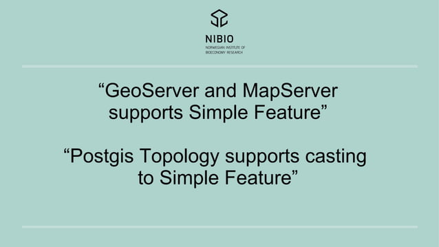 Postgis topology presentation_foss4g_oslo_01_09_2016 | PPT