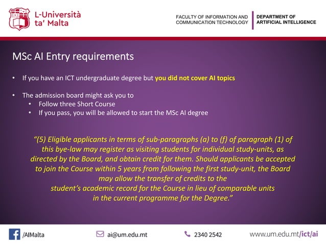 Msc Artificial Intelligence Ppt 
