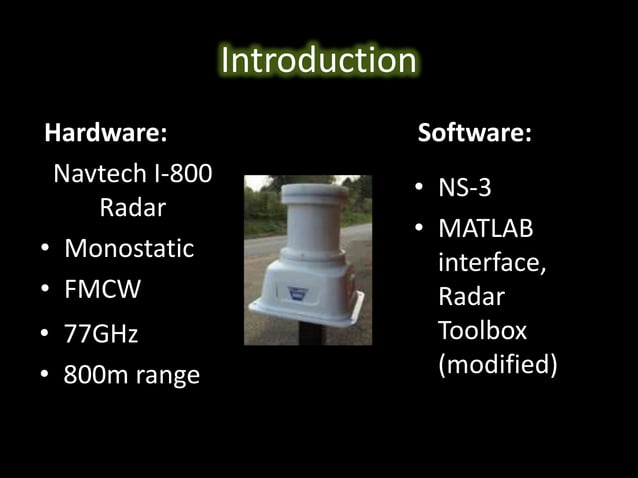 Radar Tracking Software (using MATLAB) | PPTX