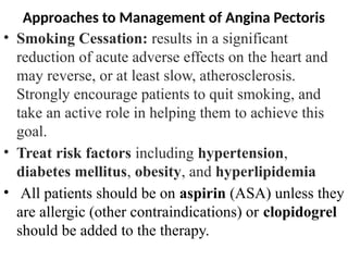 Postgraduate 1-Angina Pectoris and Antiangina drugs.pptx