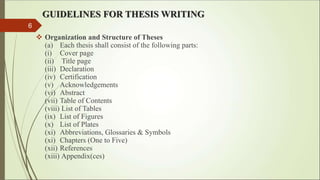 Postgraduate Retreat on PG Guidelines presented at Federal University ...