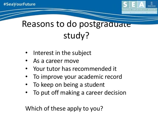 Postgraduate Study