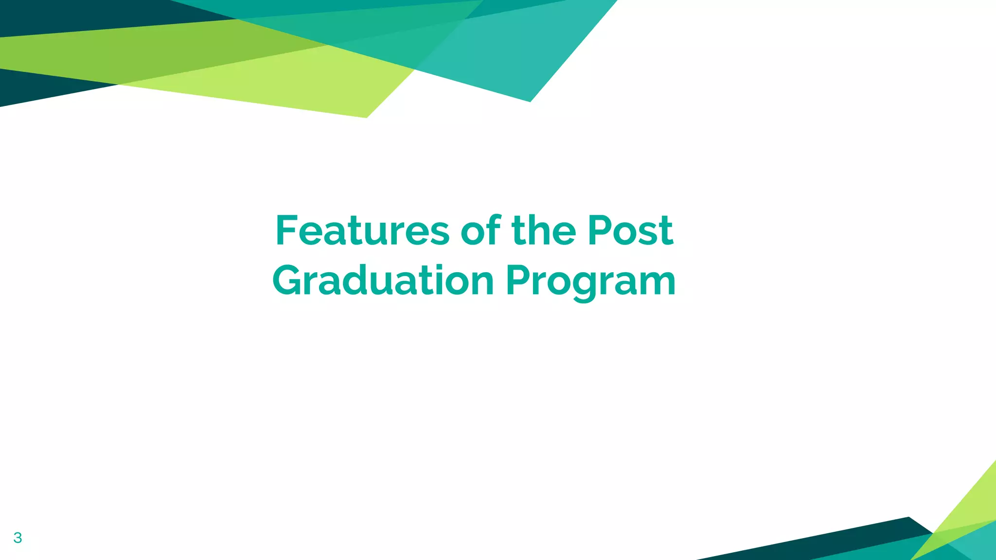 Post graduation diploma program | PPTX