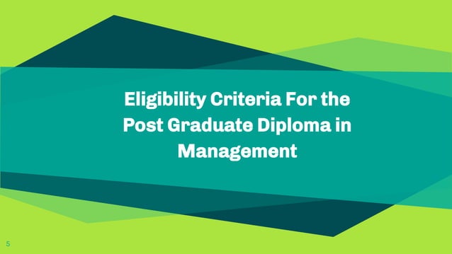 Post graduation diploma program | PPTX