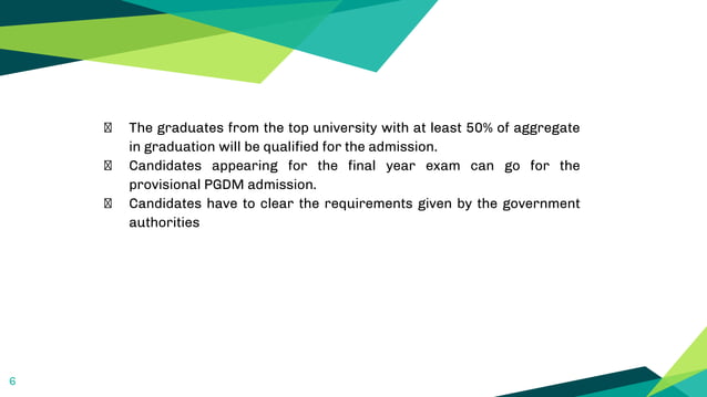 Post graduation diploma program | PPTX