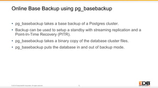 Postgres Point-in-Time Recovery | PDF