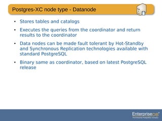 Introduction to Postrges-XC | PDF | Databases | Computer Software and Applications