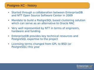 Introduction to Postrges-XC | PDF | Databases | Computer Software and Applications