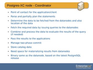Introduction to Postrges-XC | PDF | Databases | Computer Software and Applications
