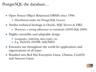 What's New in PostgreSQL 9.6 | PPT