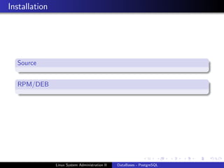 LSA2 - PostgreSQL | PPT