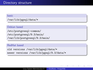 LSA2 - PostgreSQL | PPT