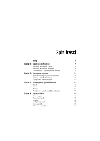 PostgreSQL 8.3. Ćwiczenia | PDF