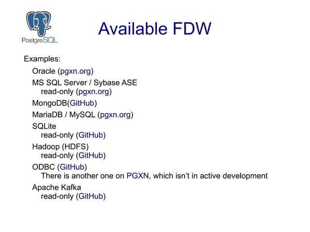 Postgresql As Data Integration Tool Ppt