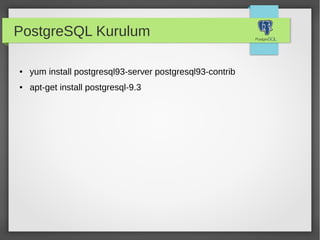 Hackerspace PostgreSQL Atolyesi - 1 | PPT