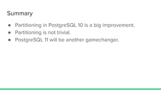 Postgre sql 10 table partitioning | PDF