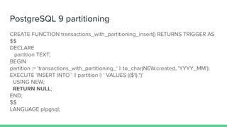Postgre sql 10 table partitioning | PDF