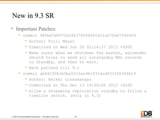 PostgreSQL9.3 Switchover/Switchback | PPT