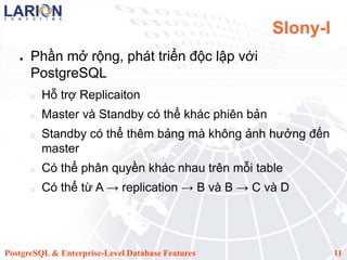 Postgre sql and_enterprise_level_database_features | PDF