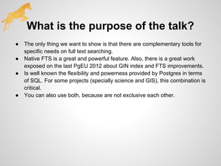 PostgreSQL and Sphinx pgcon 2013 | PDF