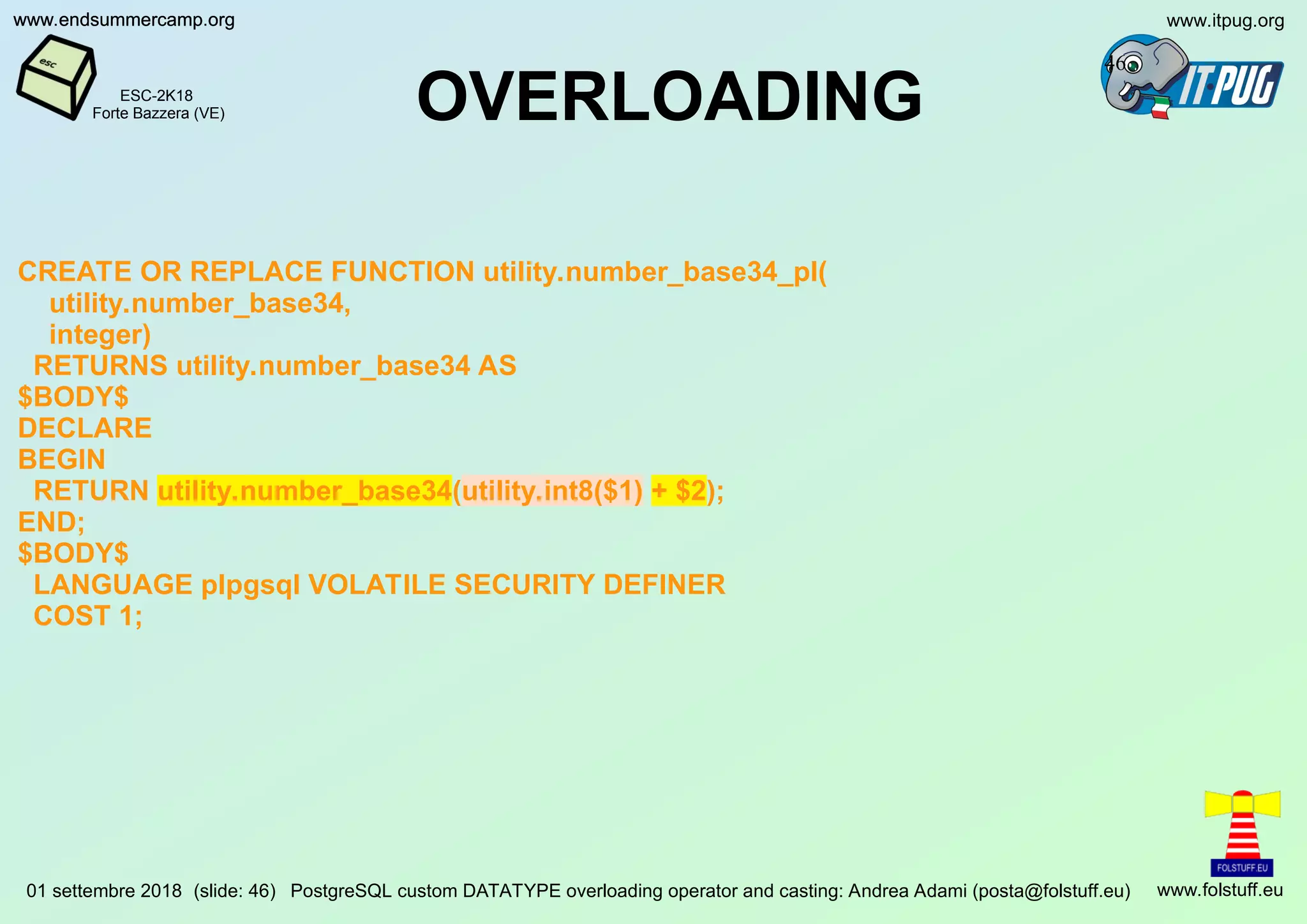 Postgre Sql Custom Datatype Overloading Operator And Casting