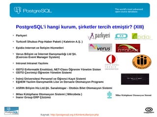PostgreSQL'e Genel Bakış | PDF