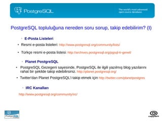 PostgreSQL'e Genel Bakış | PDF