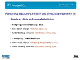 PostgreSQL'e Genel Bakış | PDF