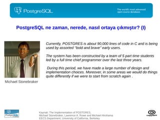 PostgreSQL'e Genel Bakış | PDF