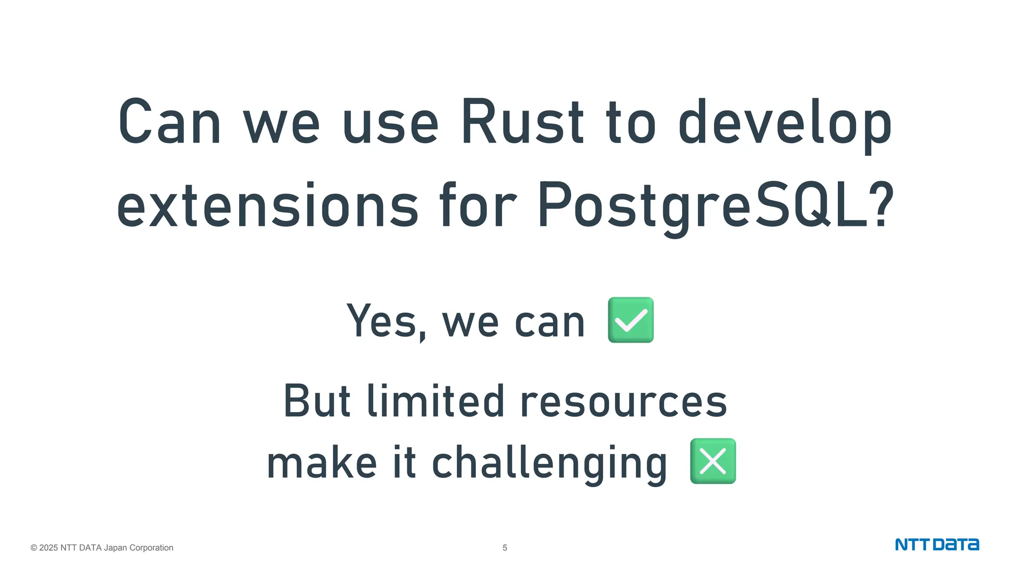Can We Use Rust To Develop Extensions For Postgresql Posette An Event For Postgres 2025 Pdf