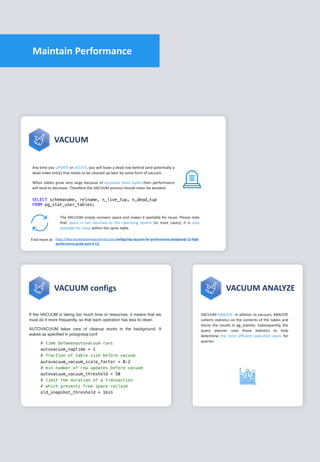 PostgreSQL High_Performance_Cheatsheet | PDF