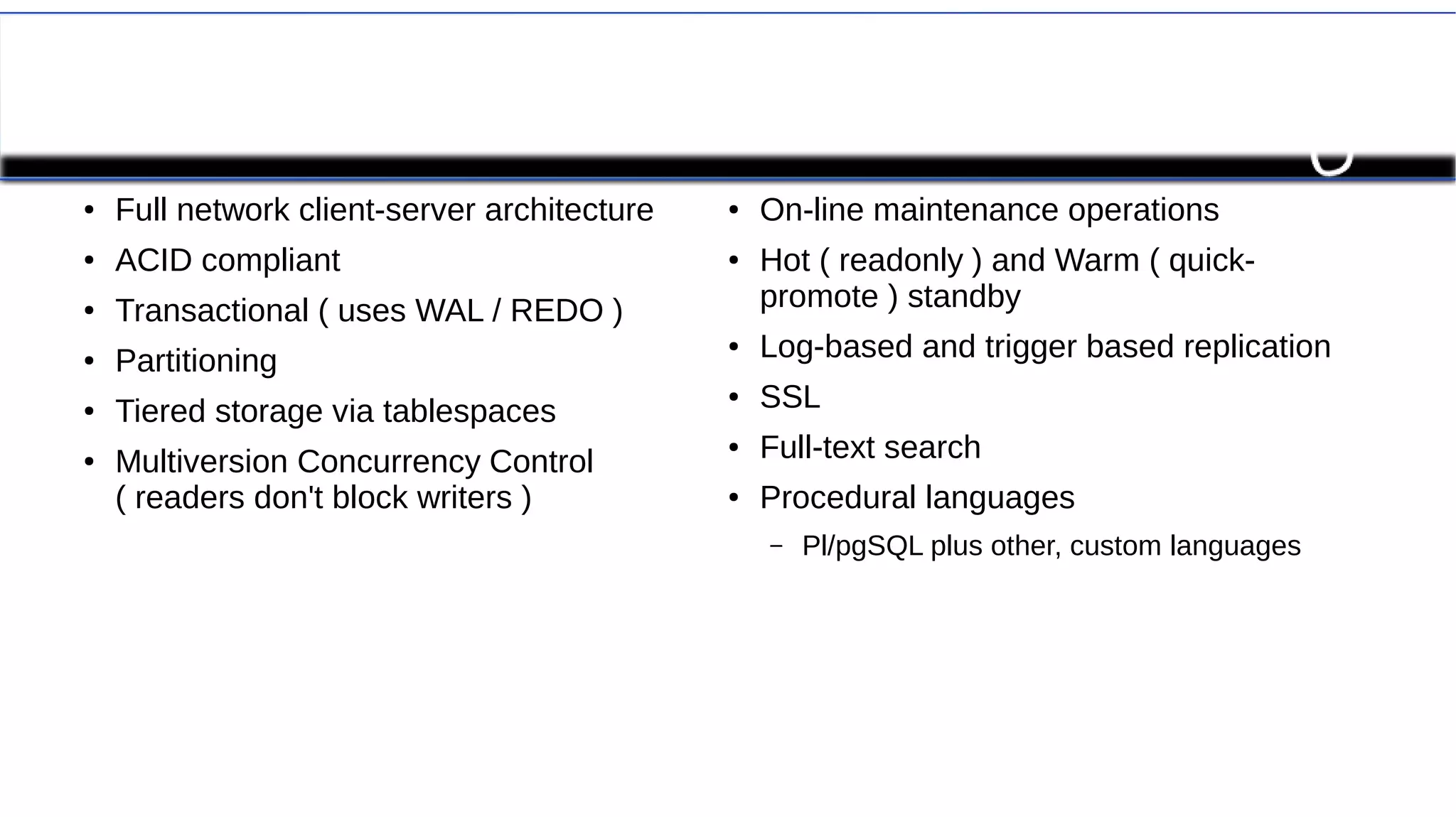 Introduction To Postgresql Ppt