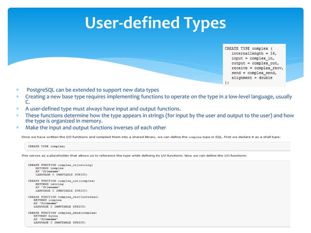 Postgresql An Introduction Ppt
