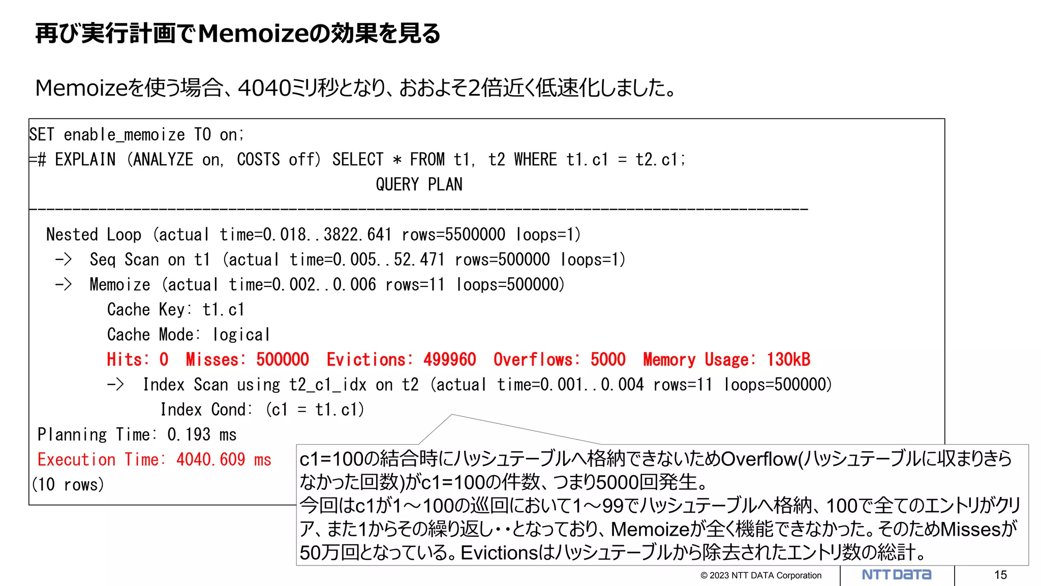 Memoizeの仕組み（第41回PostgreSQLアンカンファレンス@オンライン 発表資料） | PDF