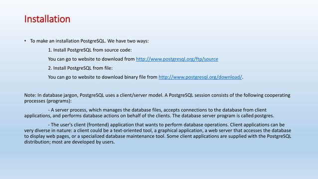 Postgresql Database Slides Pptx Databases Computer Software And 8510