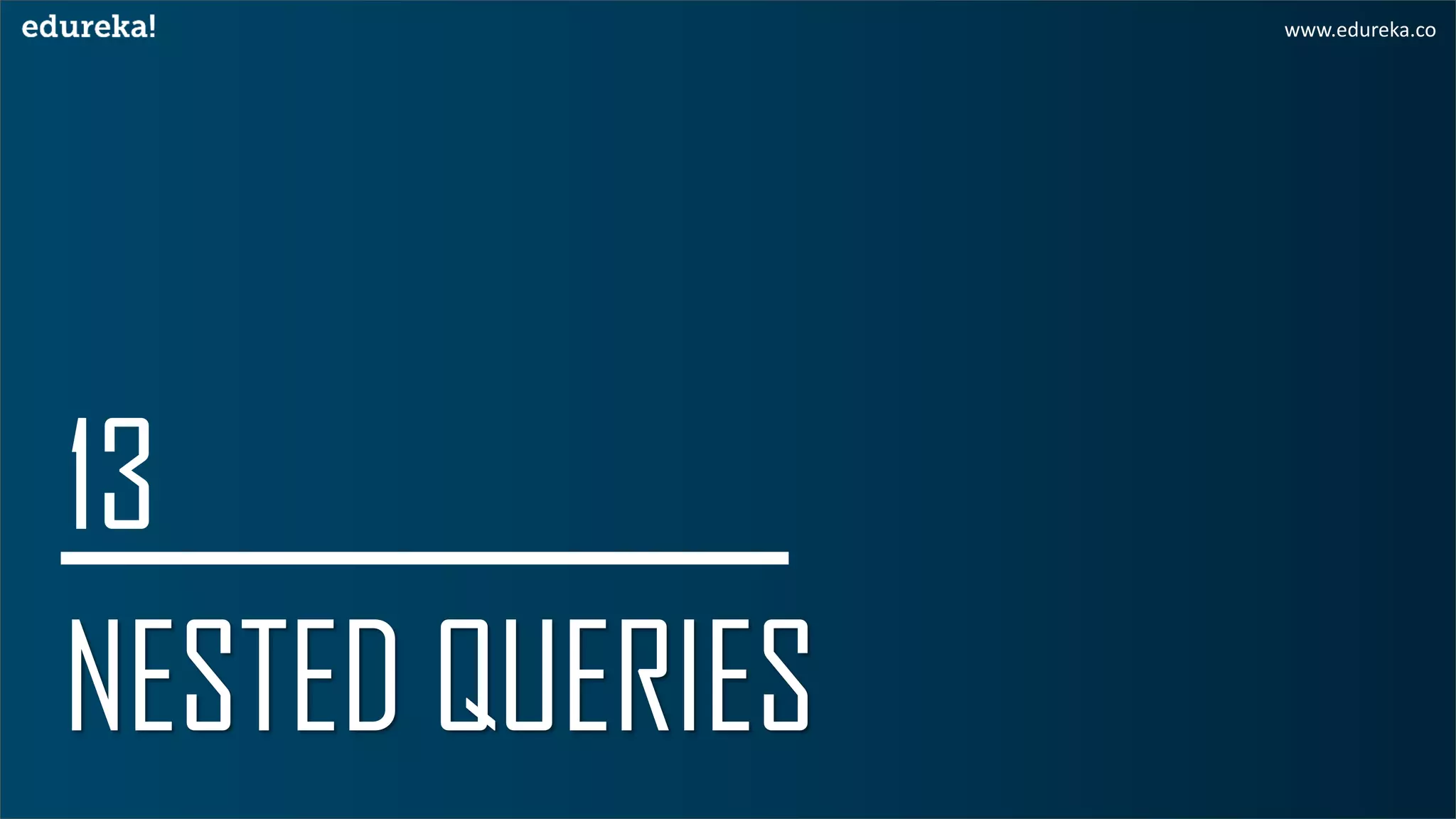 Postgresql Tutorial For Beginners Edureka Pdf