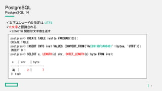 PostgreSQL Unconference #29 Unicode IVS | PDF | Databases | Computer Software and Applications