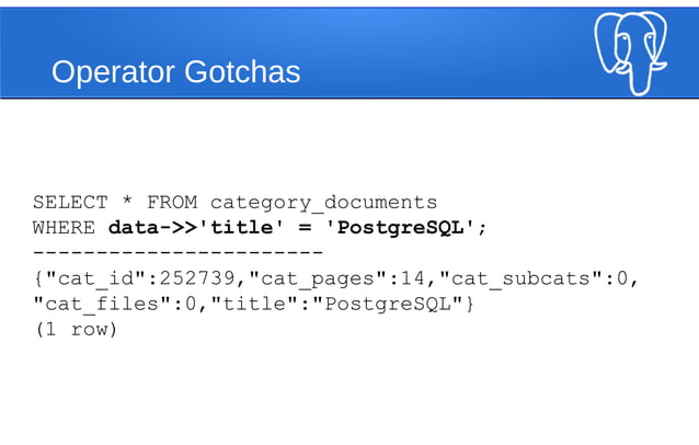 Webscale PostgreSQL - JSONB and Horizontal Scaling Strategies | PPT